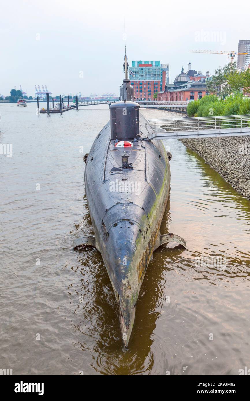 HAMBURG, GERMANY - AUG 24: Soviet Tango class submarine B-515 to visit ...