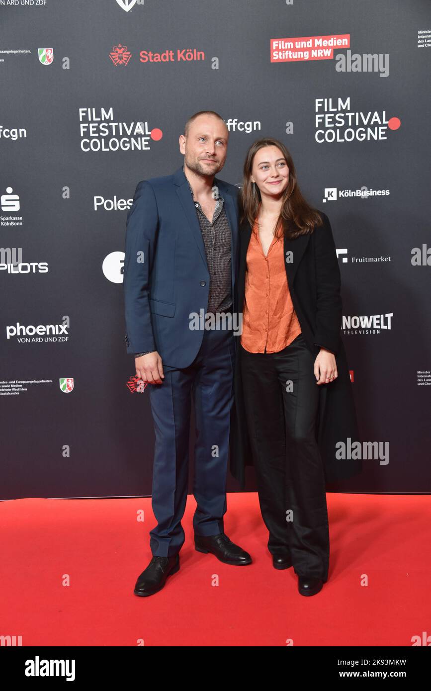 Cologne, Germany. 22nd Oct, 2022. Actor Max Riemelt, Mercedes Mueller ...