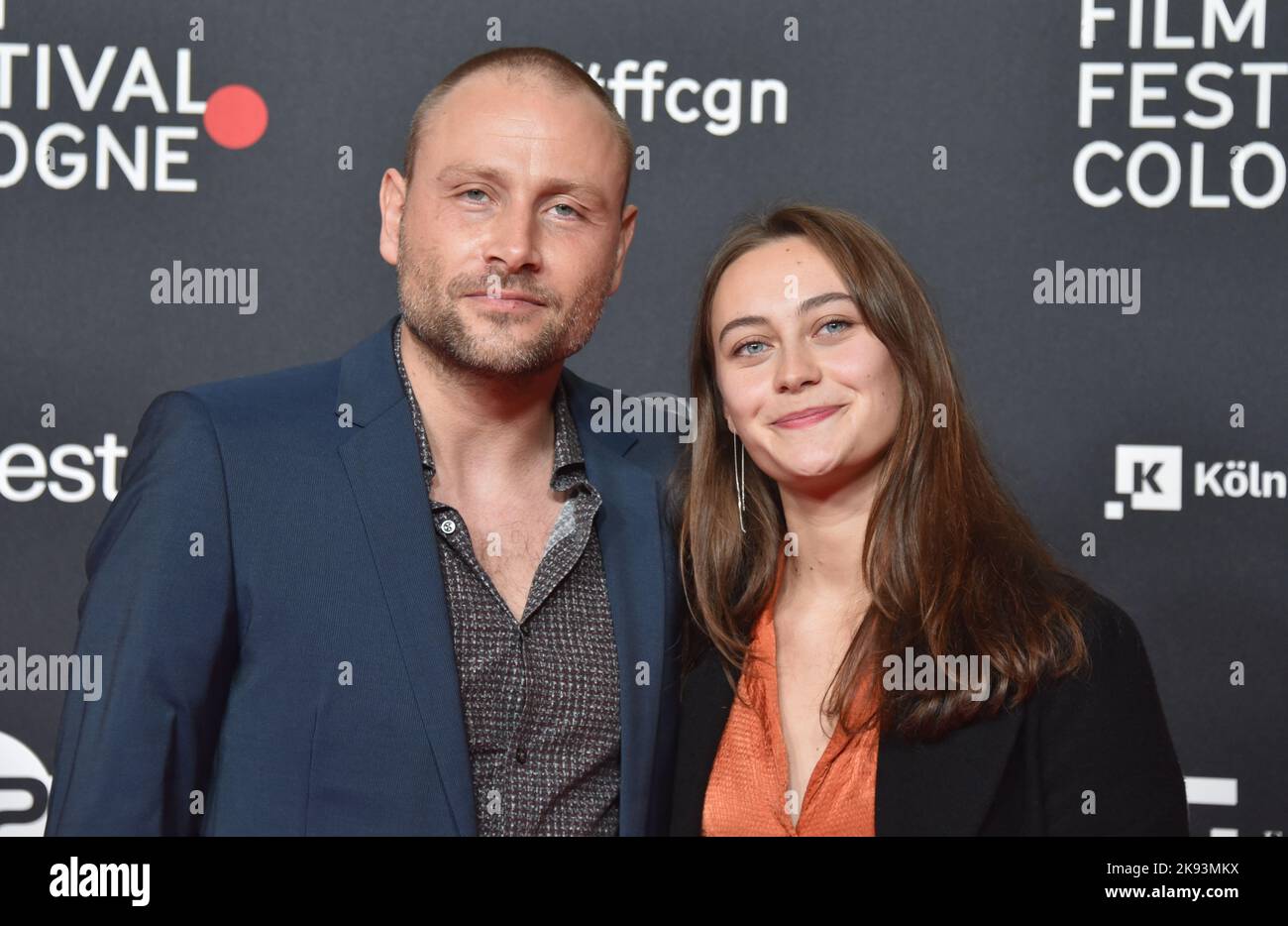 Cologne, Germany. 22nd Oct, 2022. Actor Max Riemelt, Mercedes Mueller ...
