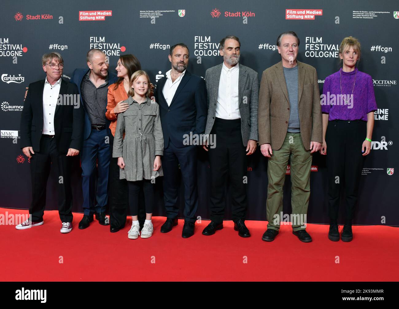 Cologne, Germany. 22nd Oct, 2022. Actors Andre Eisermann, Max Riemelt ...