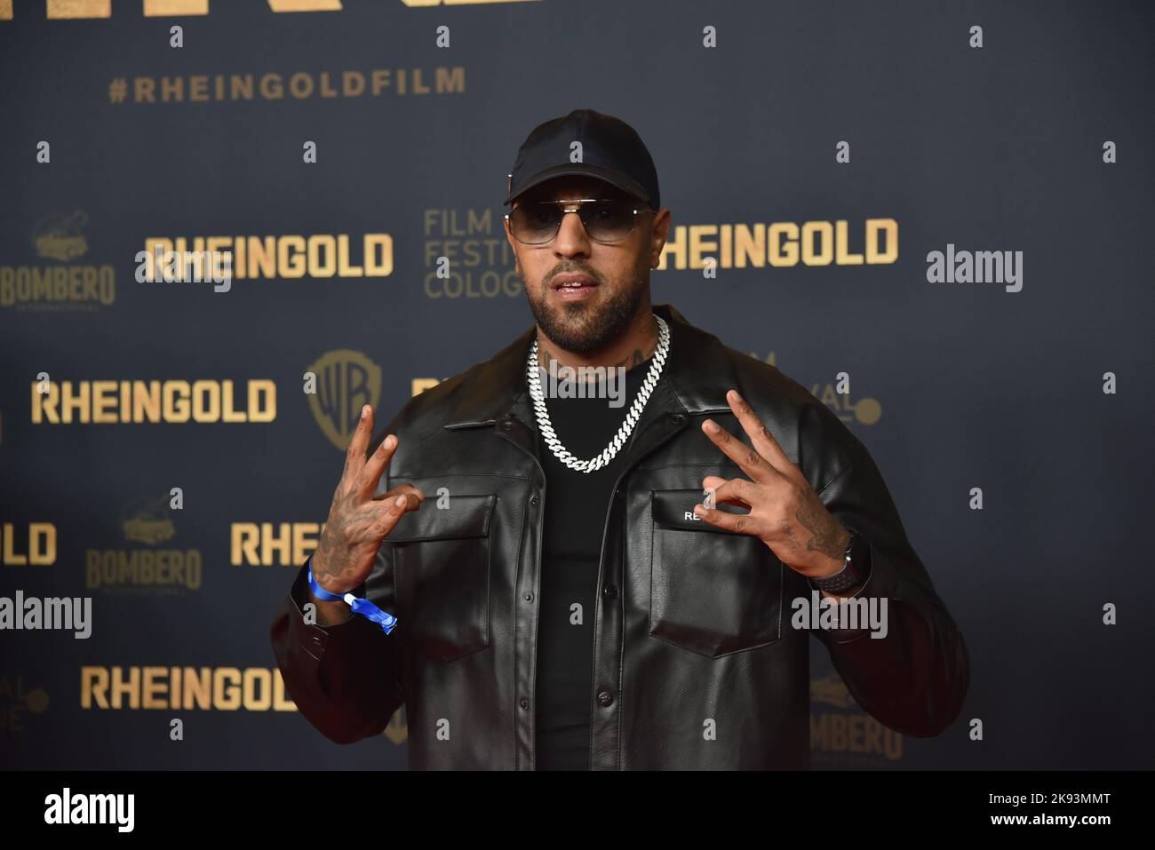 Cologne, Germany. 24th Oct, 2022. Rapper Mo Douzi arrives for the ...