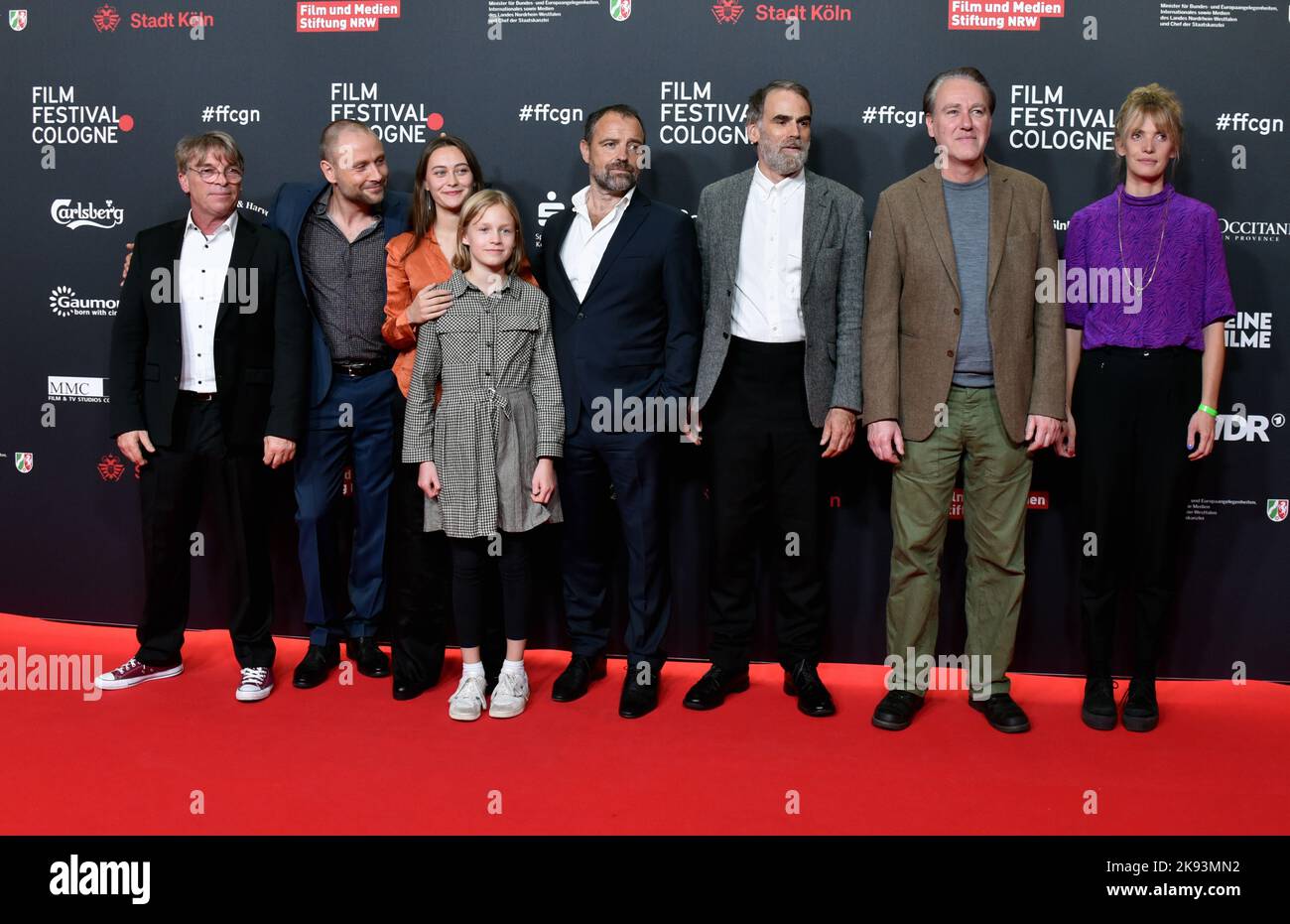 Cologne, Germany. 22nd Oct, 2022. Actors Andre Eisermann, Max Riemelt ...
