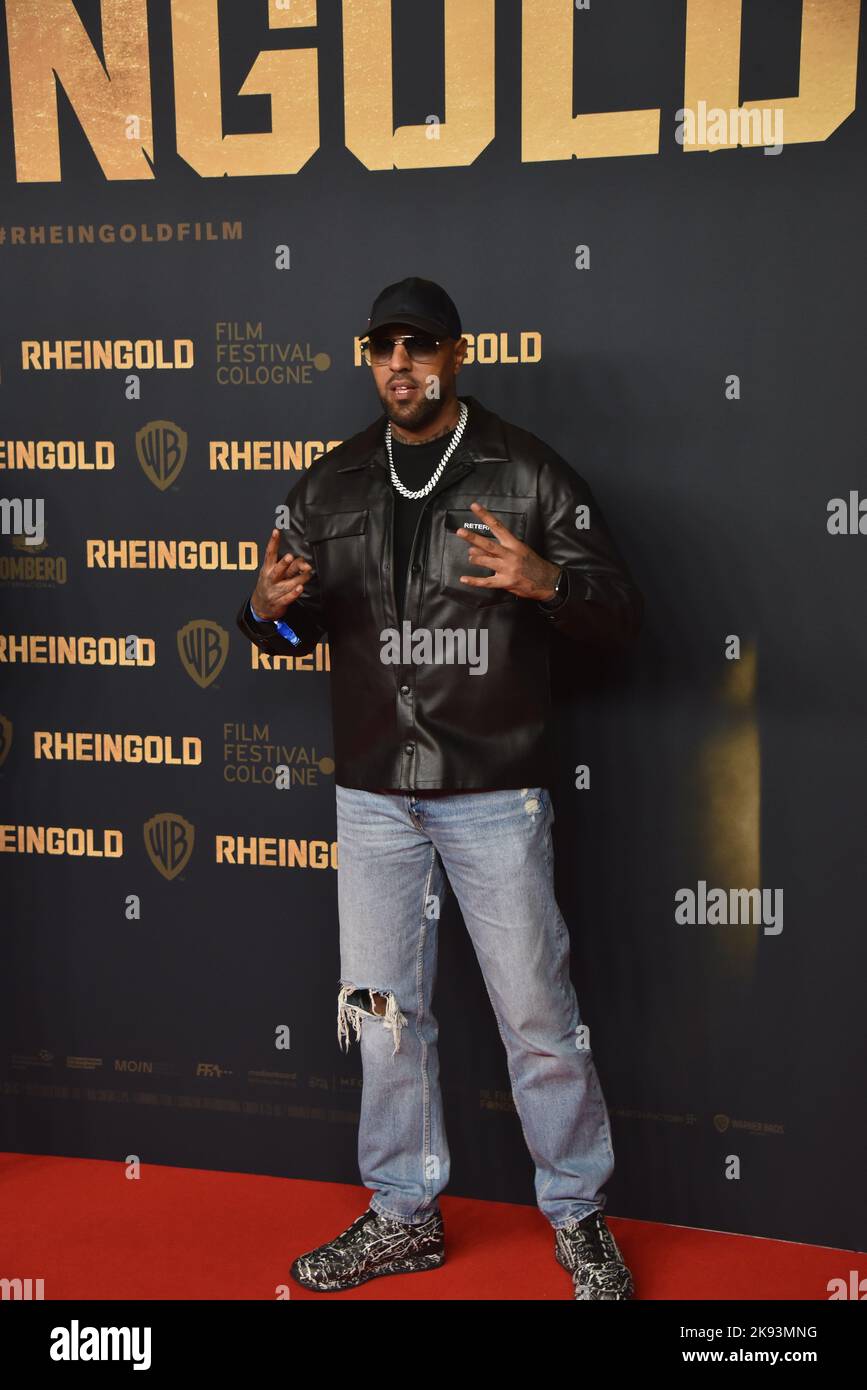 Cologne, Germany. 24th Oct, 2022. Rapper Mo Douzi arrives for the ...