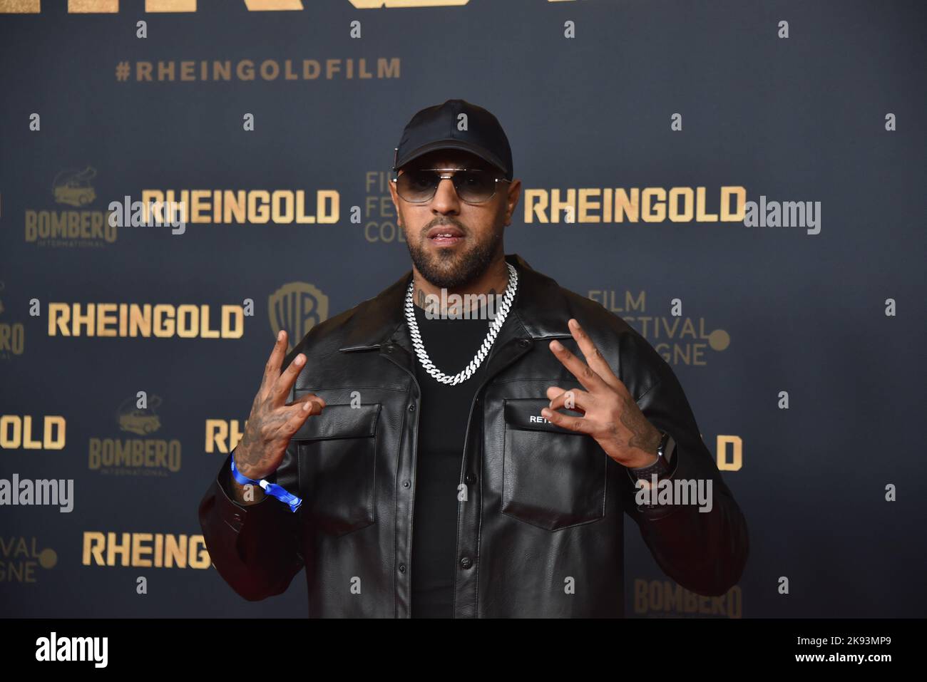 Cologne, Germany. 24th Oct, 2022. Rapper Mo Douzi arrives for the ...