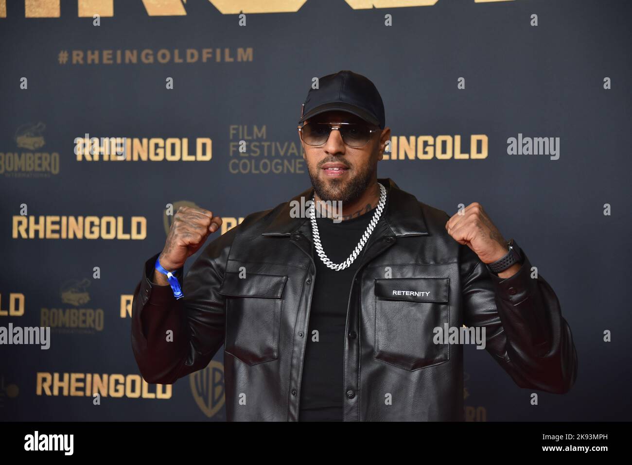 Cologne, Germany. 24th Oct, 2022. Rapper Mo Douzi arrives for the ...