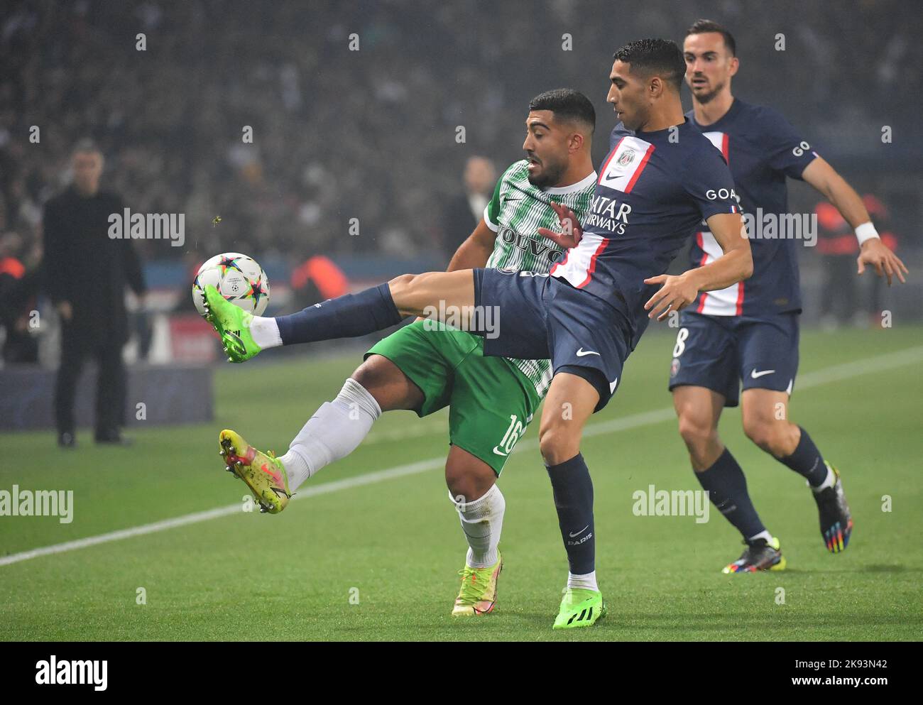 Paris Saint-Germain's Achraf Hakimi during the UEFA Champions League ...