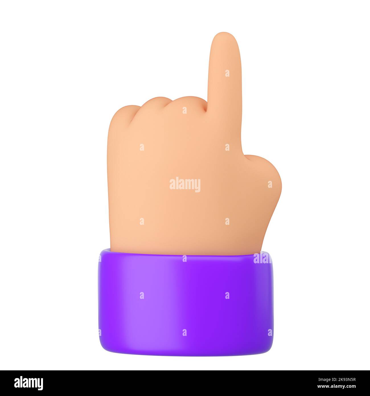 Pointing human hand. Touch, click or attention one finger sign of ...