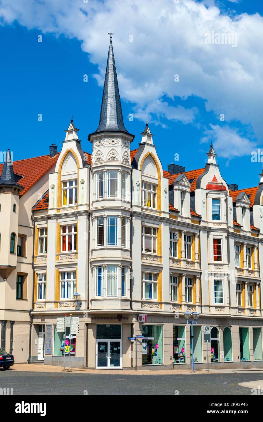 GOTHA, GERMANY - MAY 28: famous market place on May, 282012 in Gotha ...