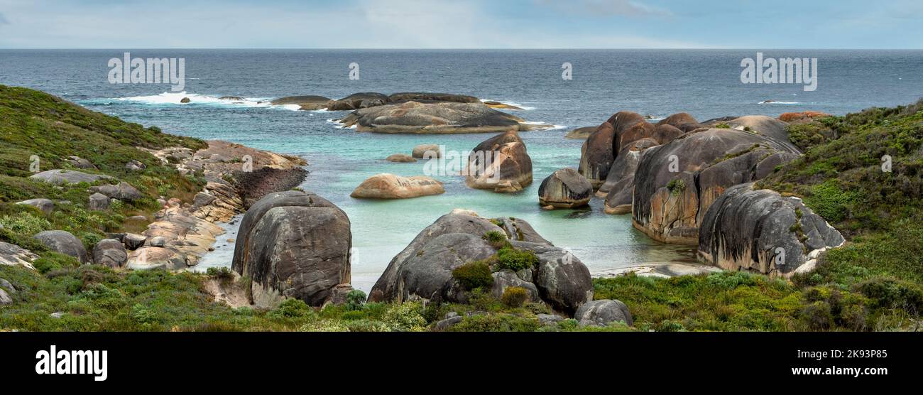 Elephant Rocks, William Bay NP, near Denmark, WA Australia Stock Photo ...