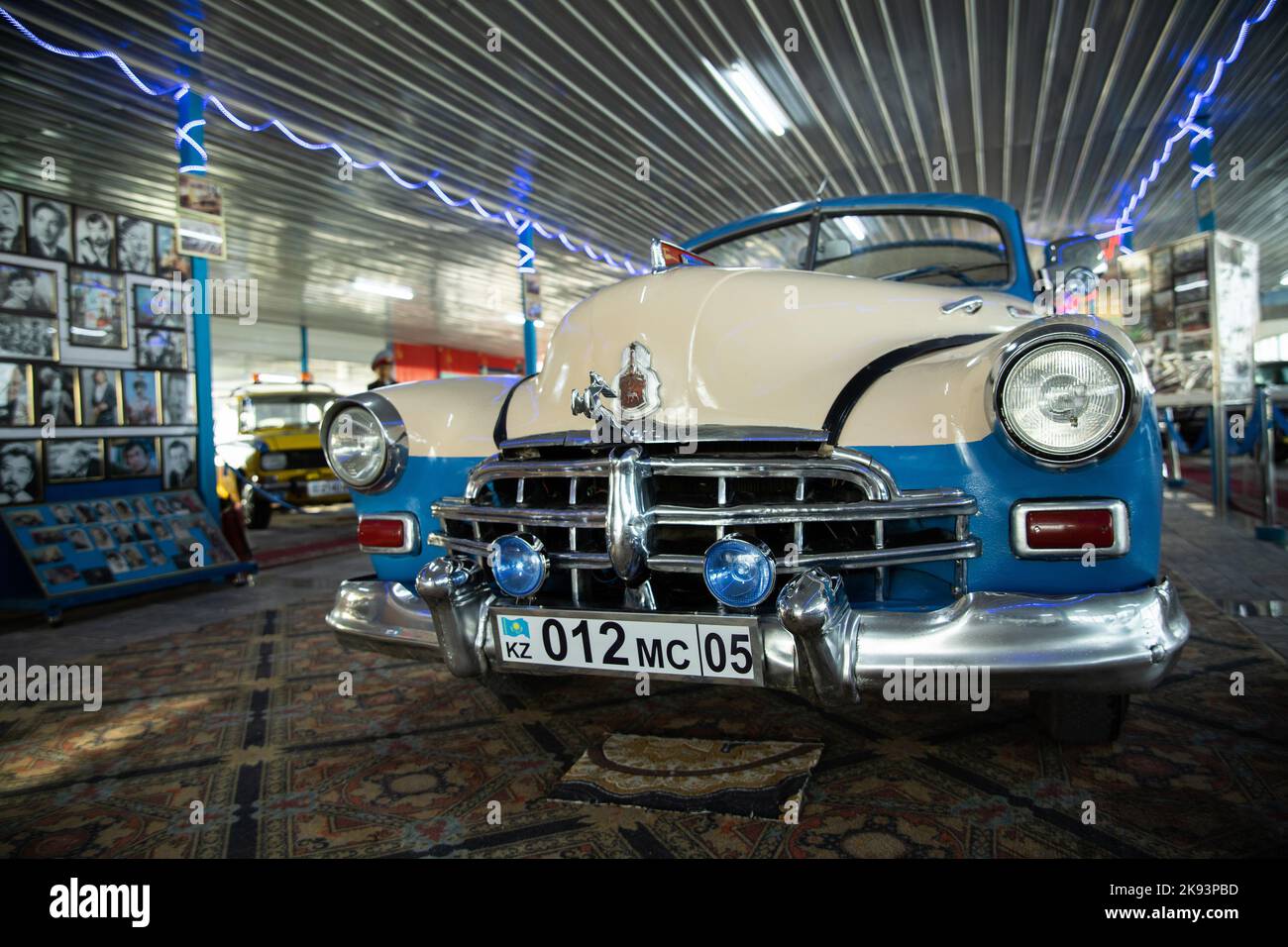Gaz 12 or ZiM retro car of the Soviet era 1950-1960 Stock Photo - Alamy