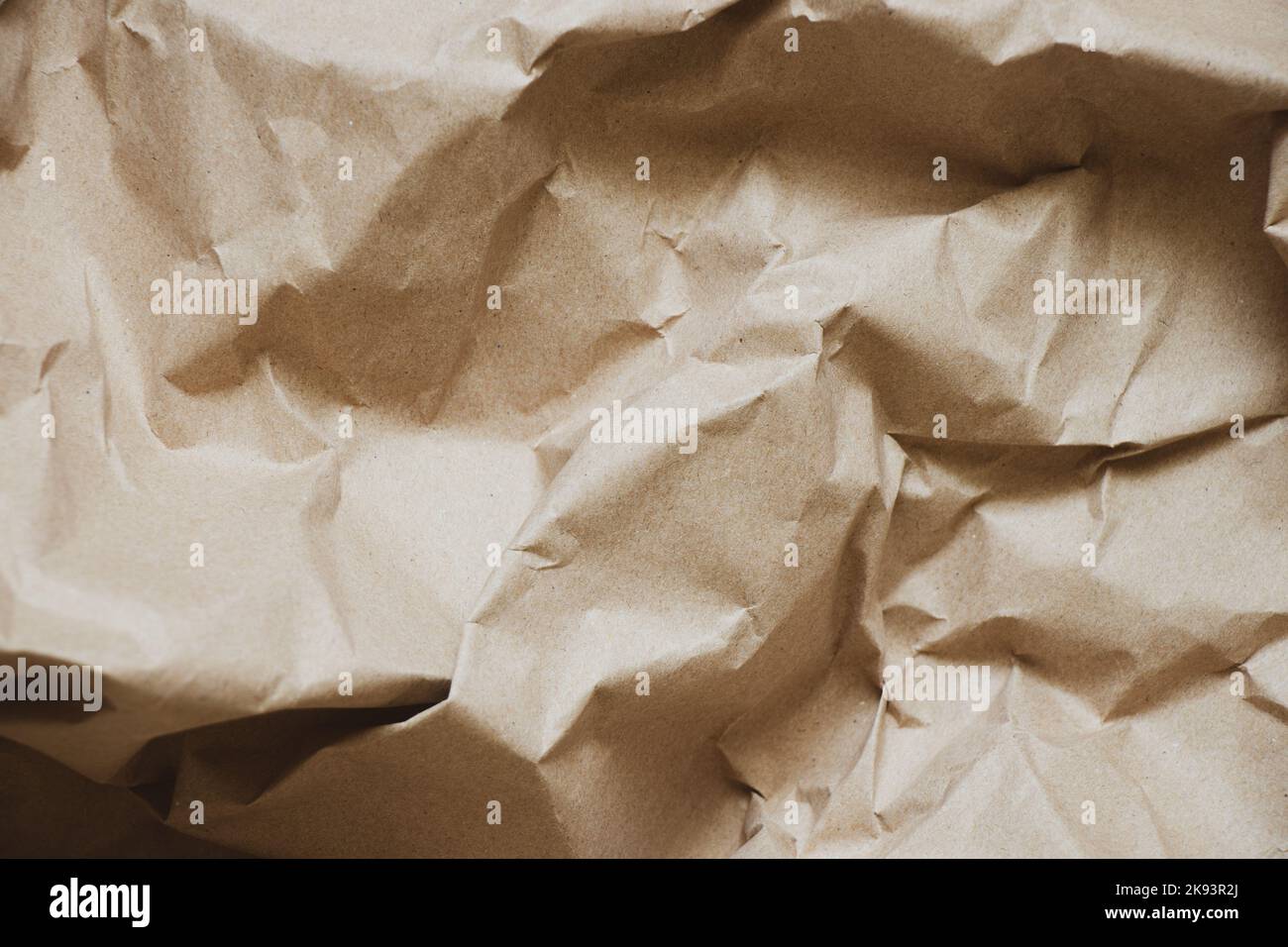 crumpled paper brown background, paper background brown Stock Photo - Alamy