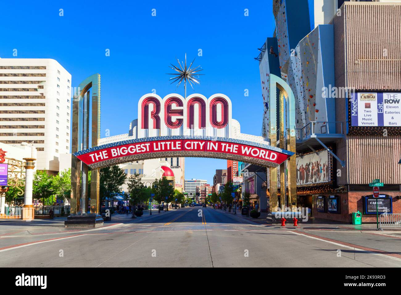 Reno nevada arch hi-res stock photography and images - Alamy