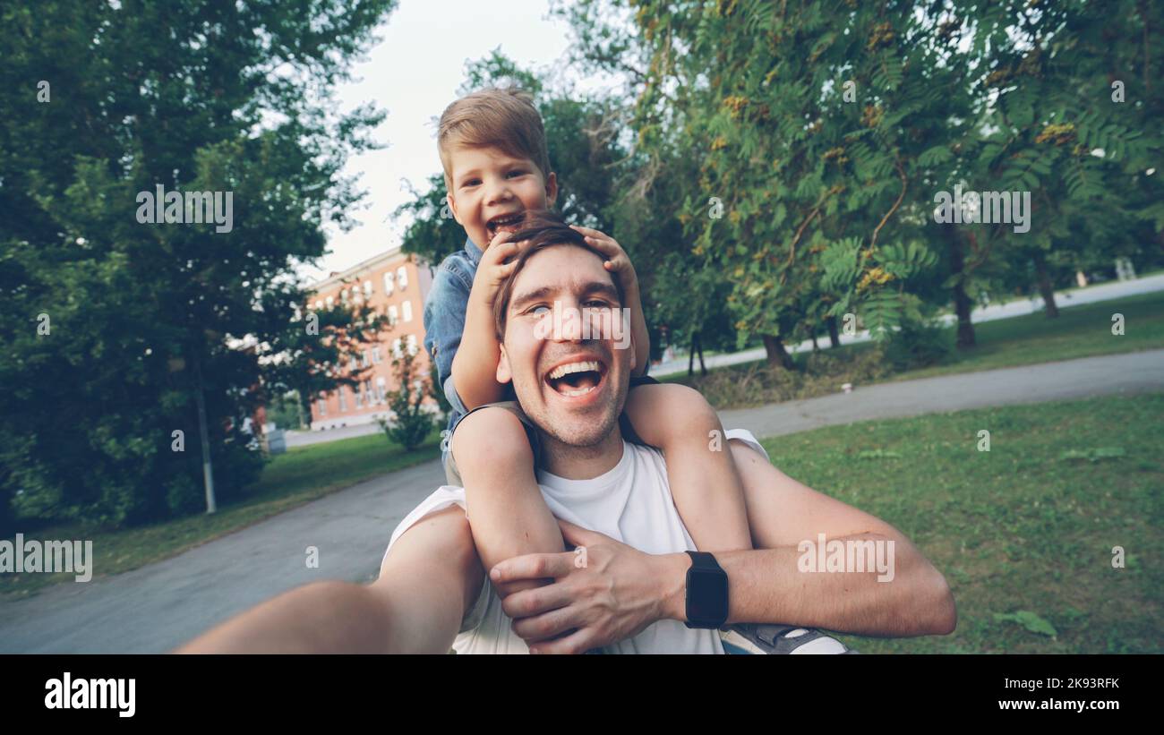 Pov Dad Son On Family Hi Res Stock Photography And Images Alamy