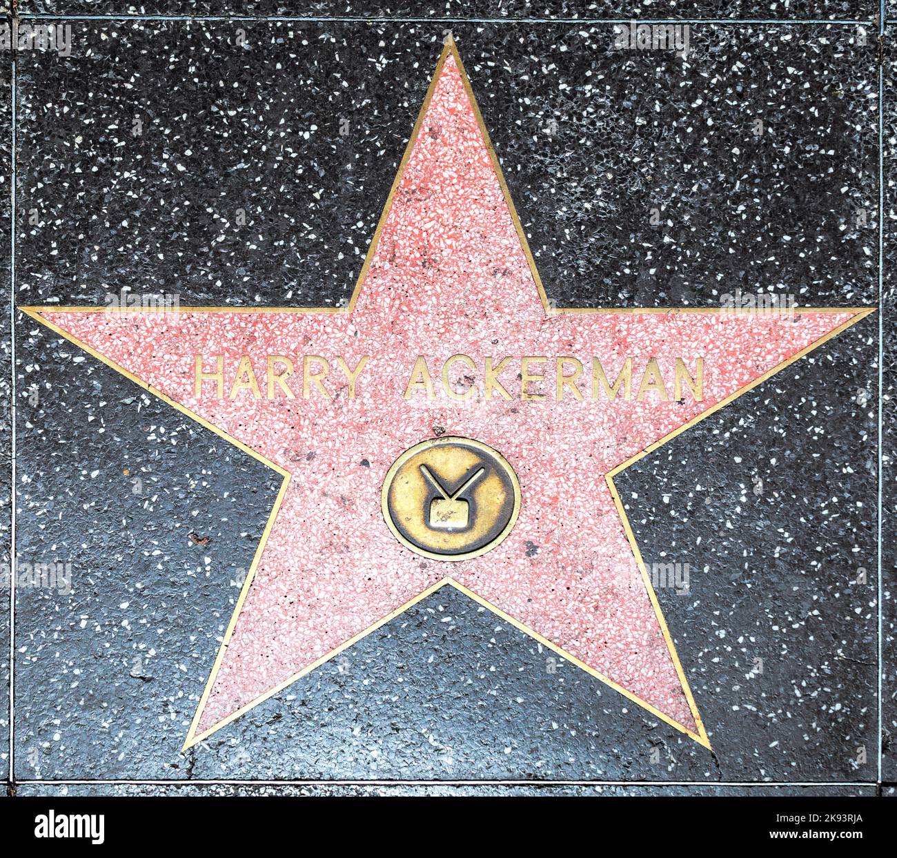 HOLLYWOOD - JUNE 26: Harry Ackerma5n's star on Hollywood Walk of Fame ...