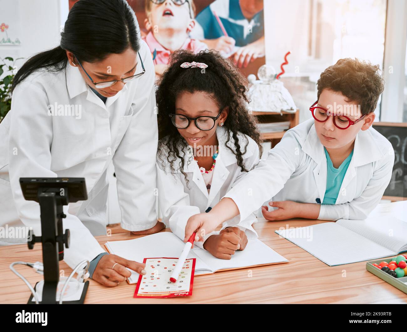 Were all interested and invested in science. a young science teacher ...