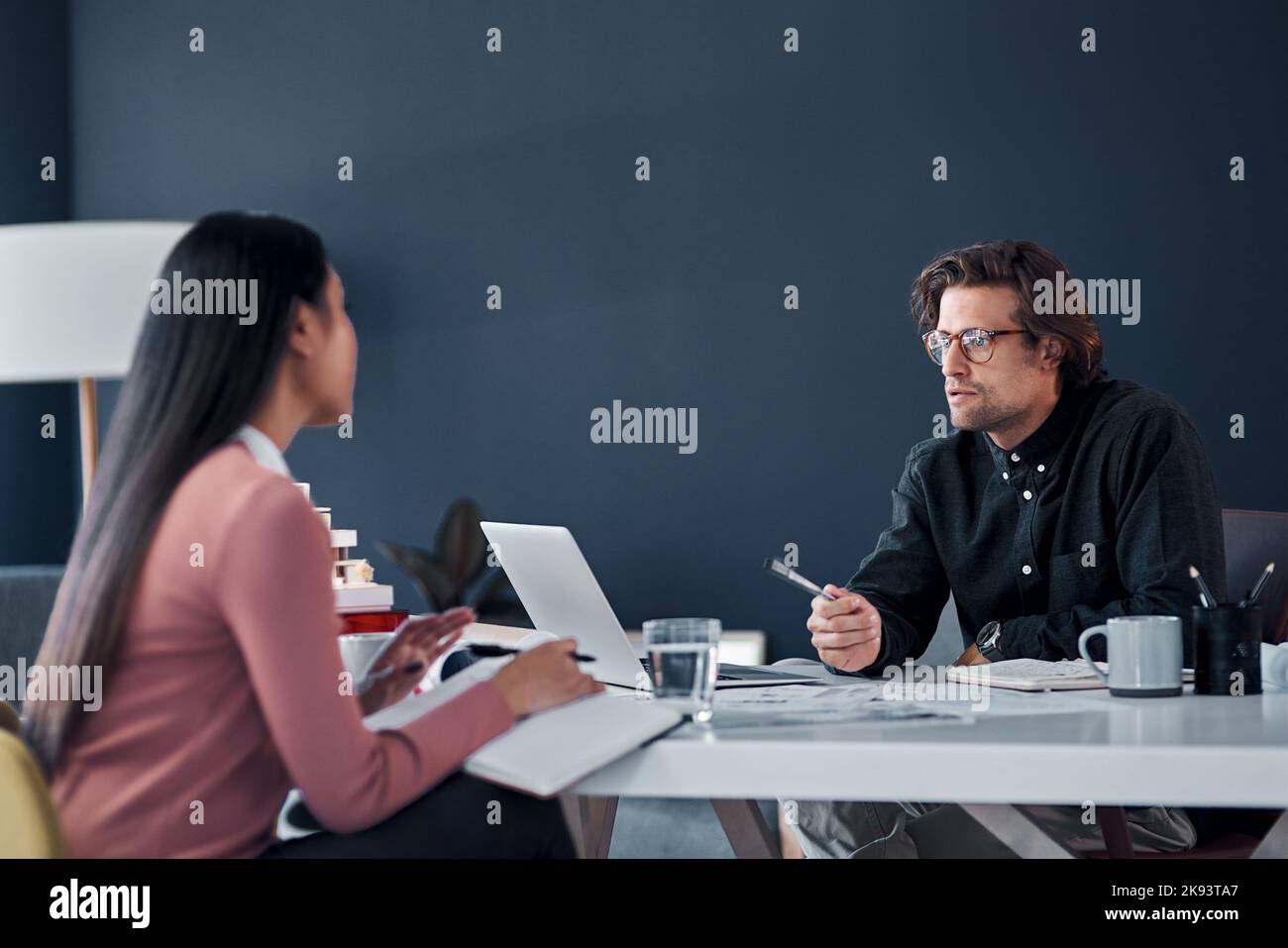 Were always productive when we work together. two young architects ...