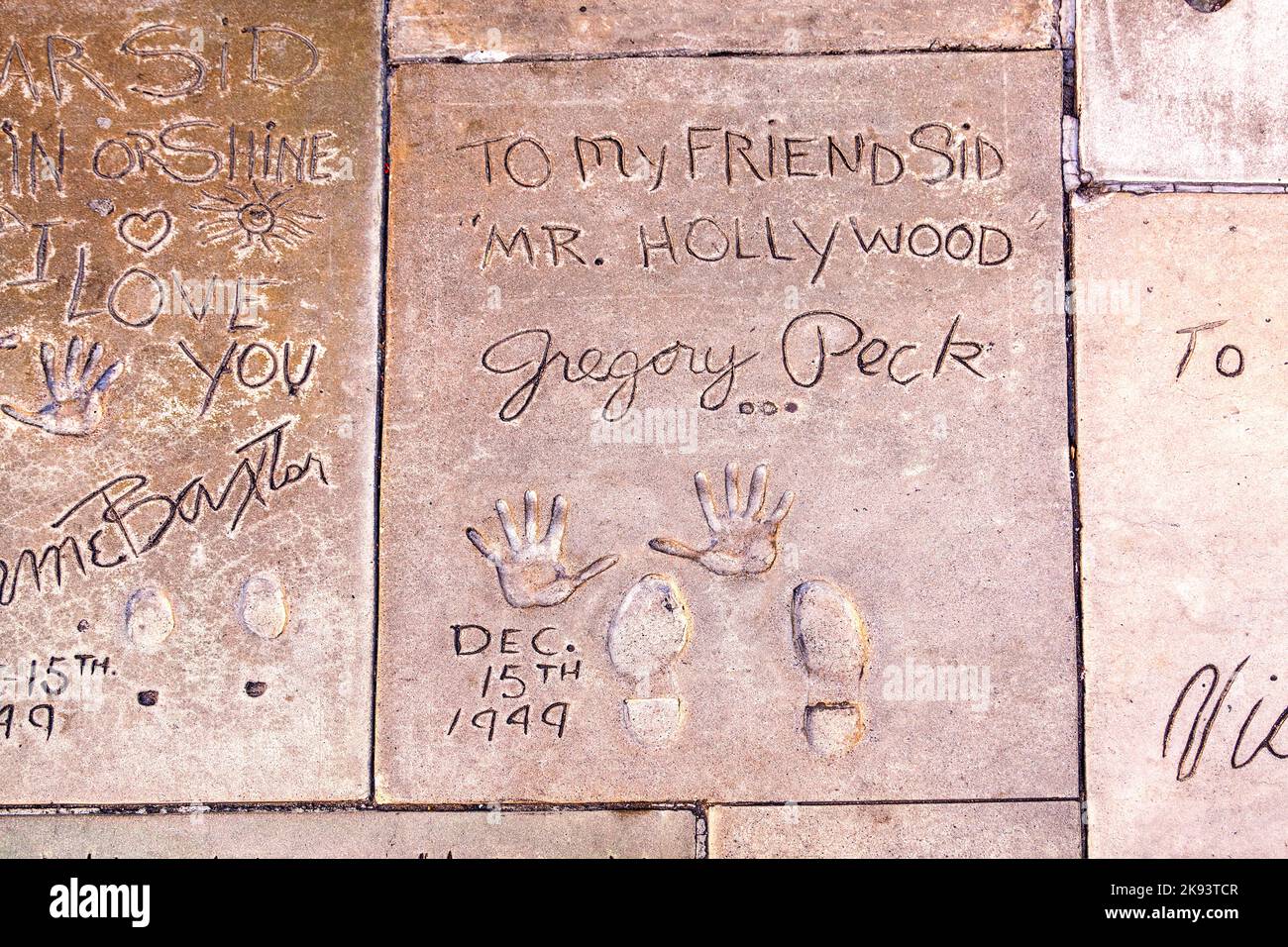 Celebrity handprint handprints hi-res stock photography and images - Alamy