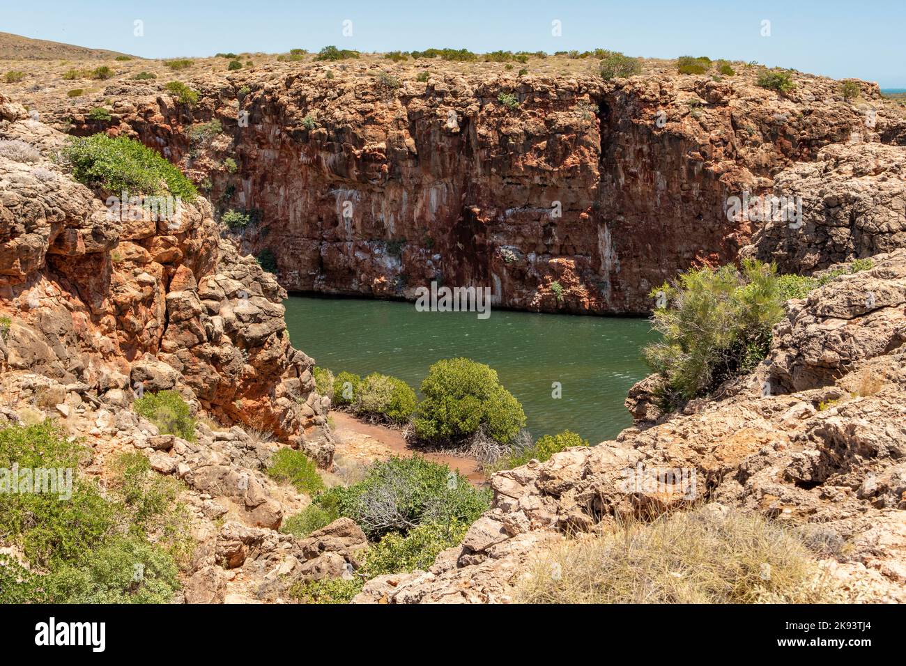 Yardie Creek Gorge, Cape Range NP, near Exmouth, WA, Australia Stock ...