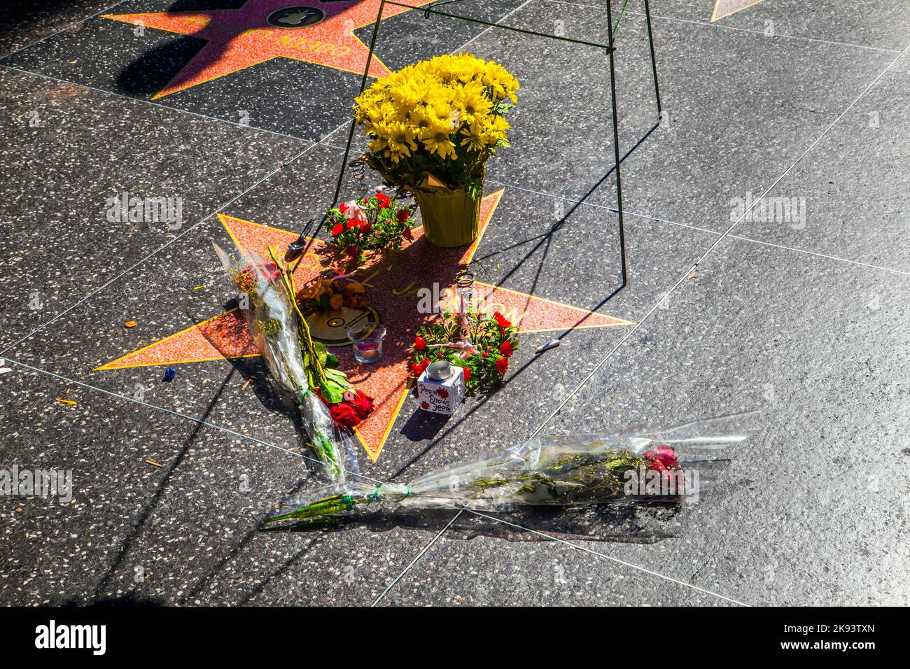LOS ANGELES - JUNE 26: Michael Jackson's star on the Hollywood Walk of ...