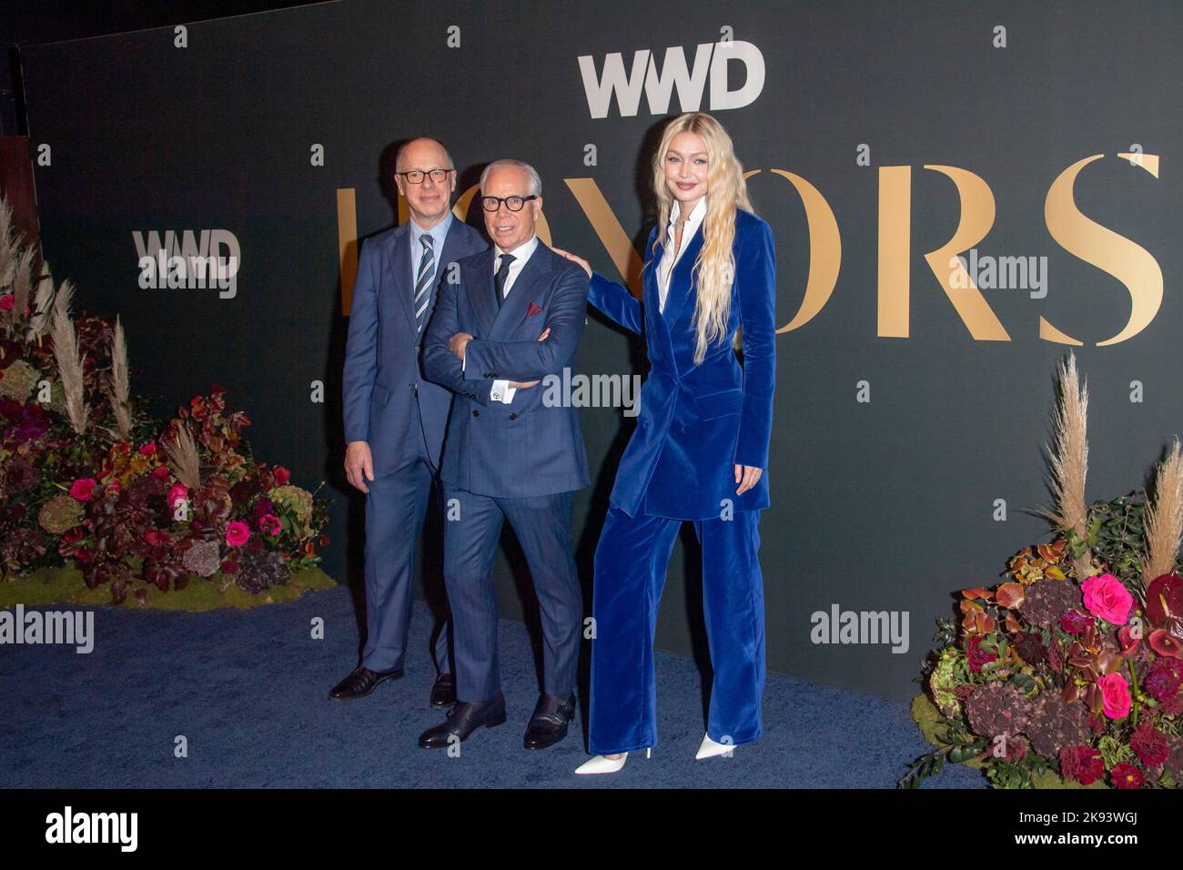 NEW YORK, NEW YORK - OCTOBER 25: James Fallon, Tommy Hilfiger and Gigi ...