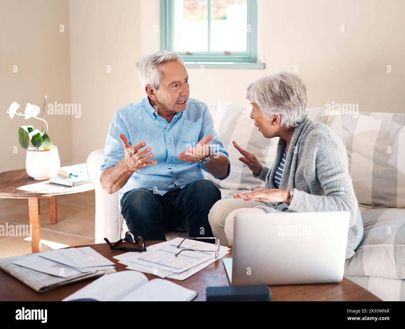 Woman house mess sofa hi-res stock photography and images - Alamy
