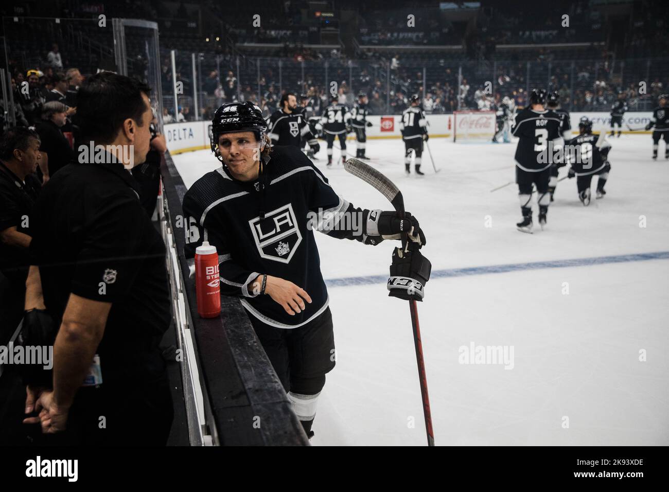 Los Angeles, California, USA. 25th Oct, 2022. BLAKE LIZOTTE of the NHL ...