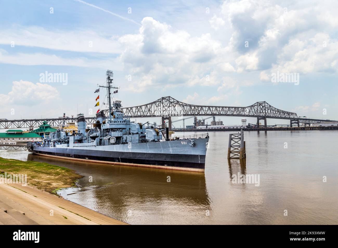 BATON ROUGE, USA - JULY 13: USS Kidd serves as museum on July 13, 2013 ...