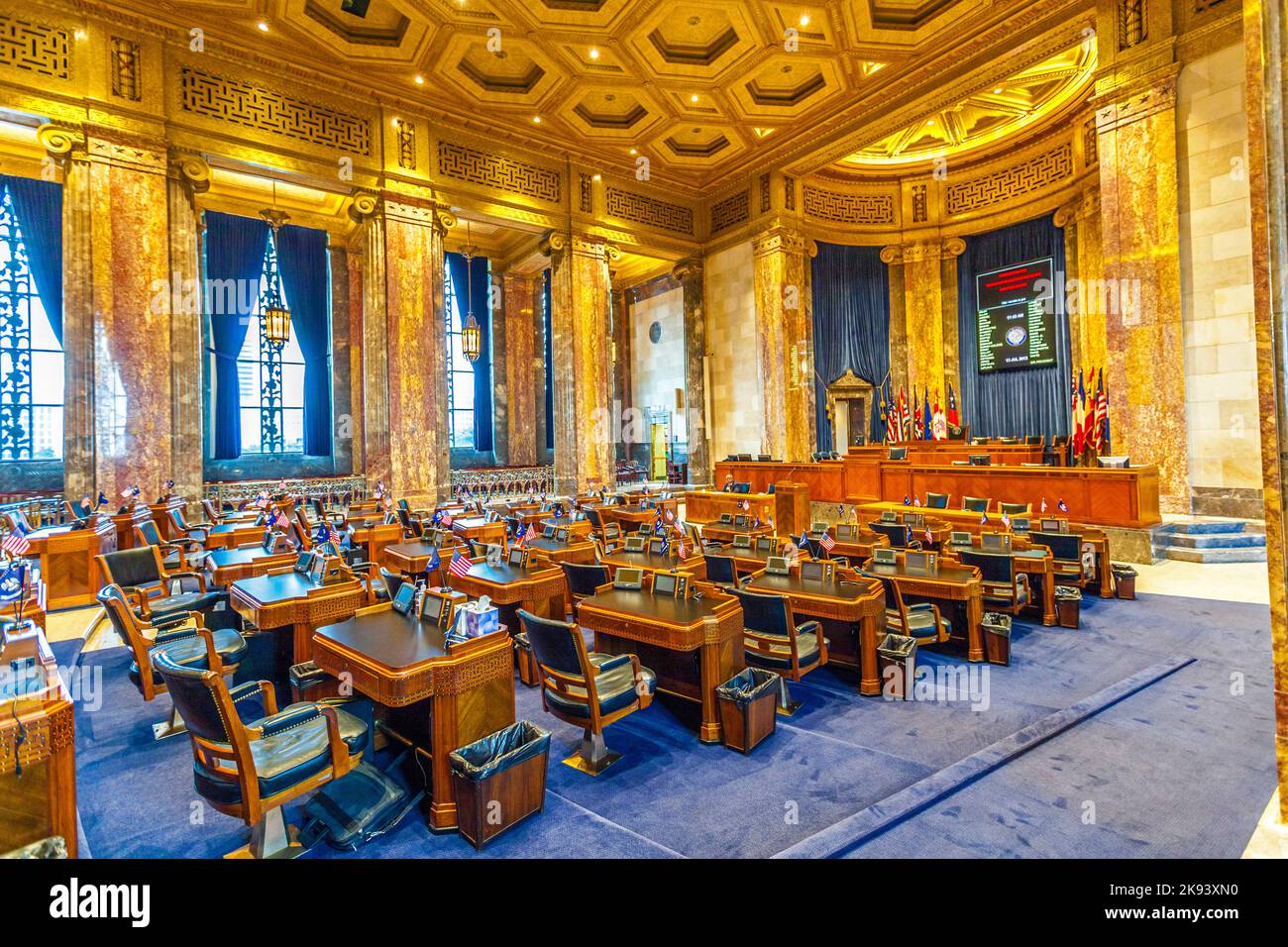 BATON ROUGE, USA - JULY 13: the house of chambers in Louisiana State ...