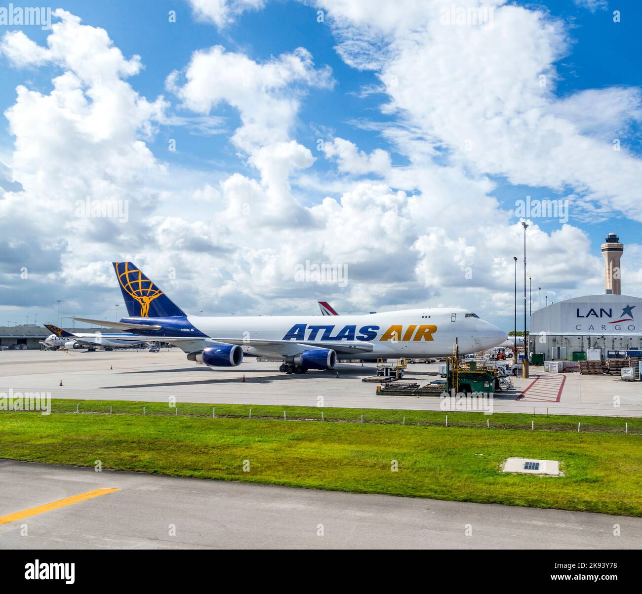 Miami, USA - August 7, 2013: Miami international Airport in Miami, USA ...