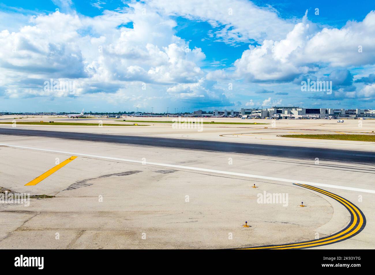 Miami, USA - August 7, 2013: Miami international Airport in Miami, USA ...