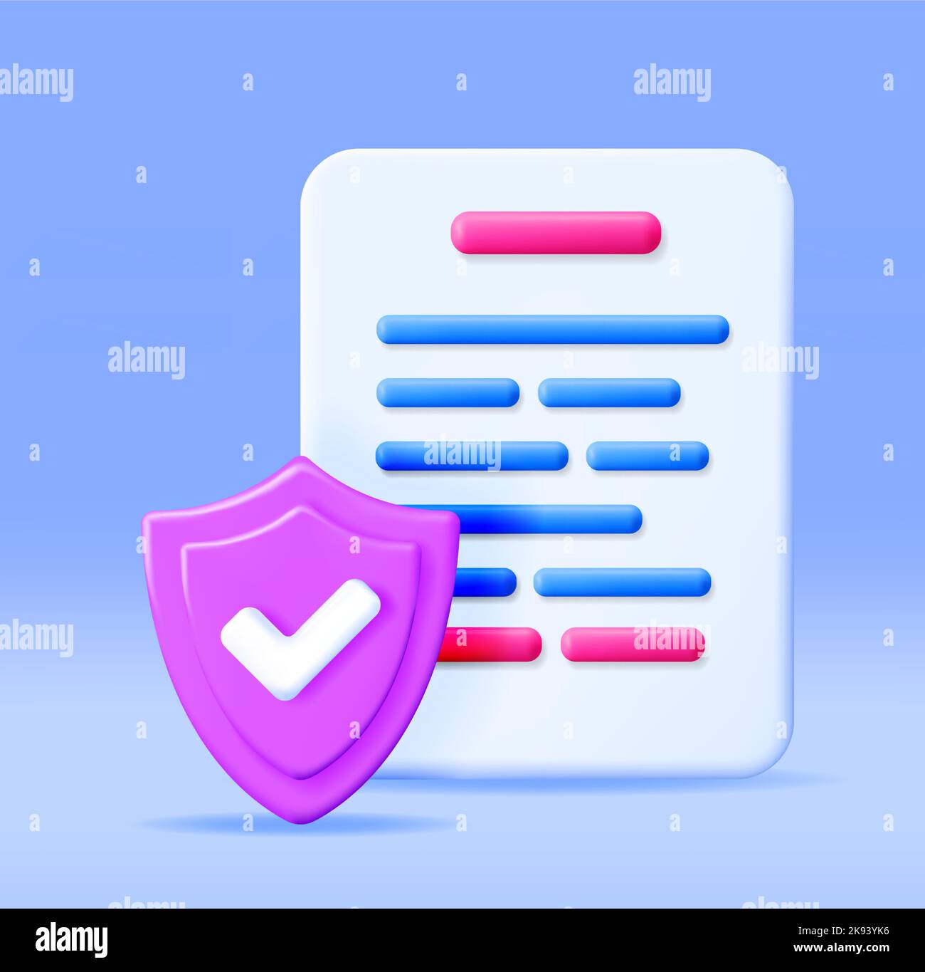 Stack paper sheets approved Stock Vector Images - Alamy