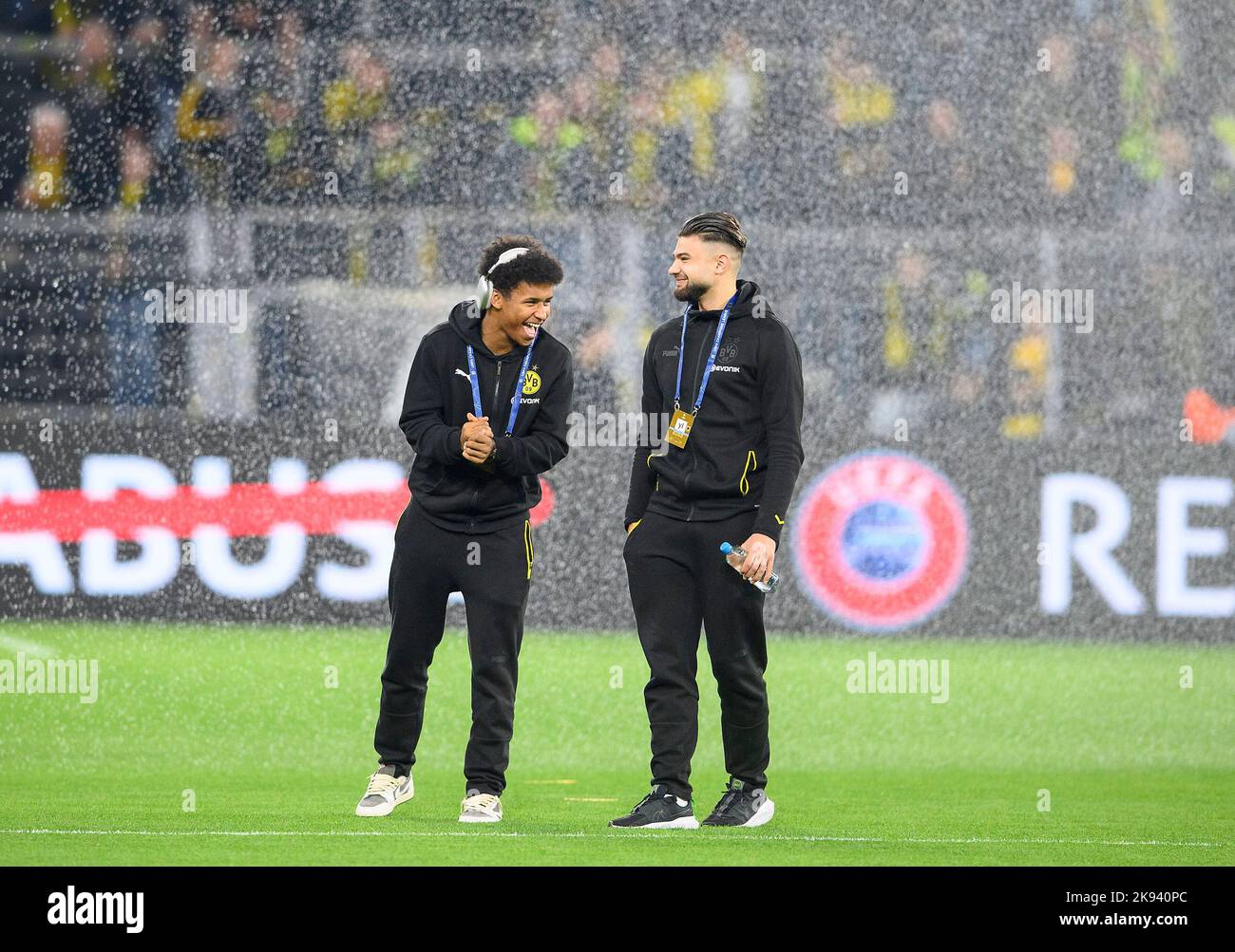 left to right Karim-David ADEYEMI (DO), Antonios PAPADOPOULOS (DO) are ...
