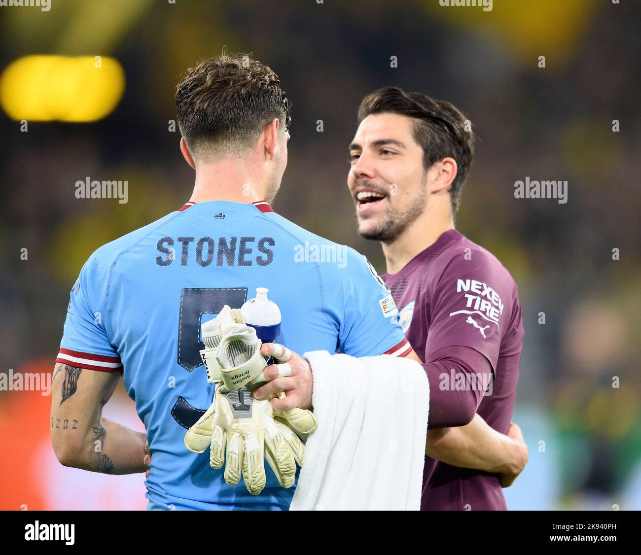 final jubilation ManCity, goalkeeper Stefan ORTEGA r. (ManCity) with ...