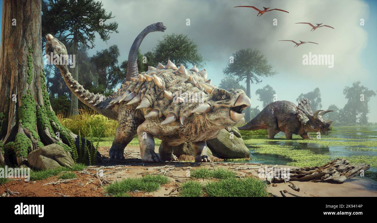 Ankylosaurus t rex hi-res stock photography and images - Alamy