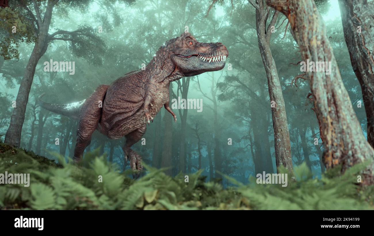 T rex habitat hi-res stock photography and images - Alamy