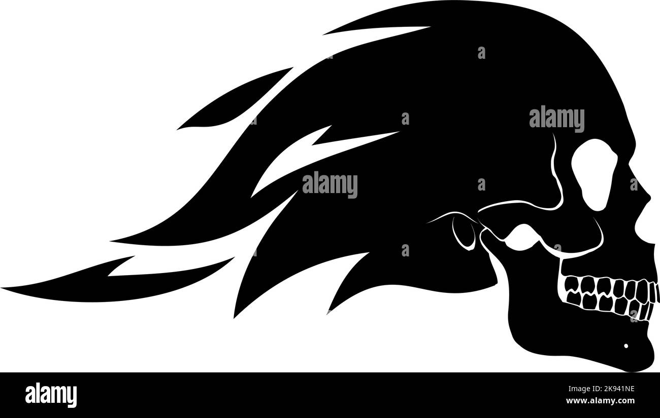 Skull Profile Silhouette