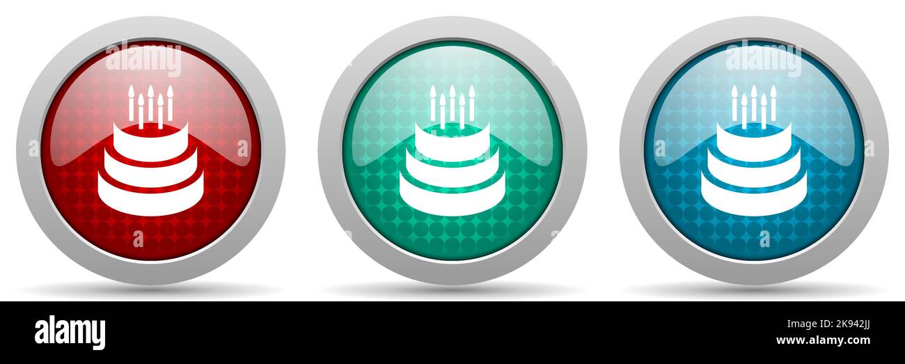 Cake buttons Stock Vector Images - Alamy