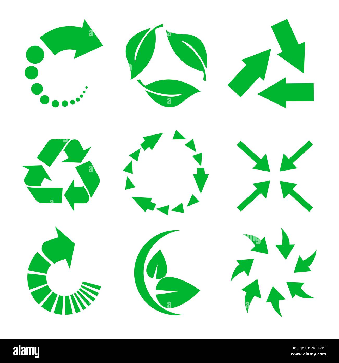 Vector recycle signs Stock Vector Image & Art - Alamy