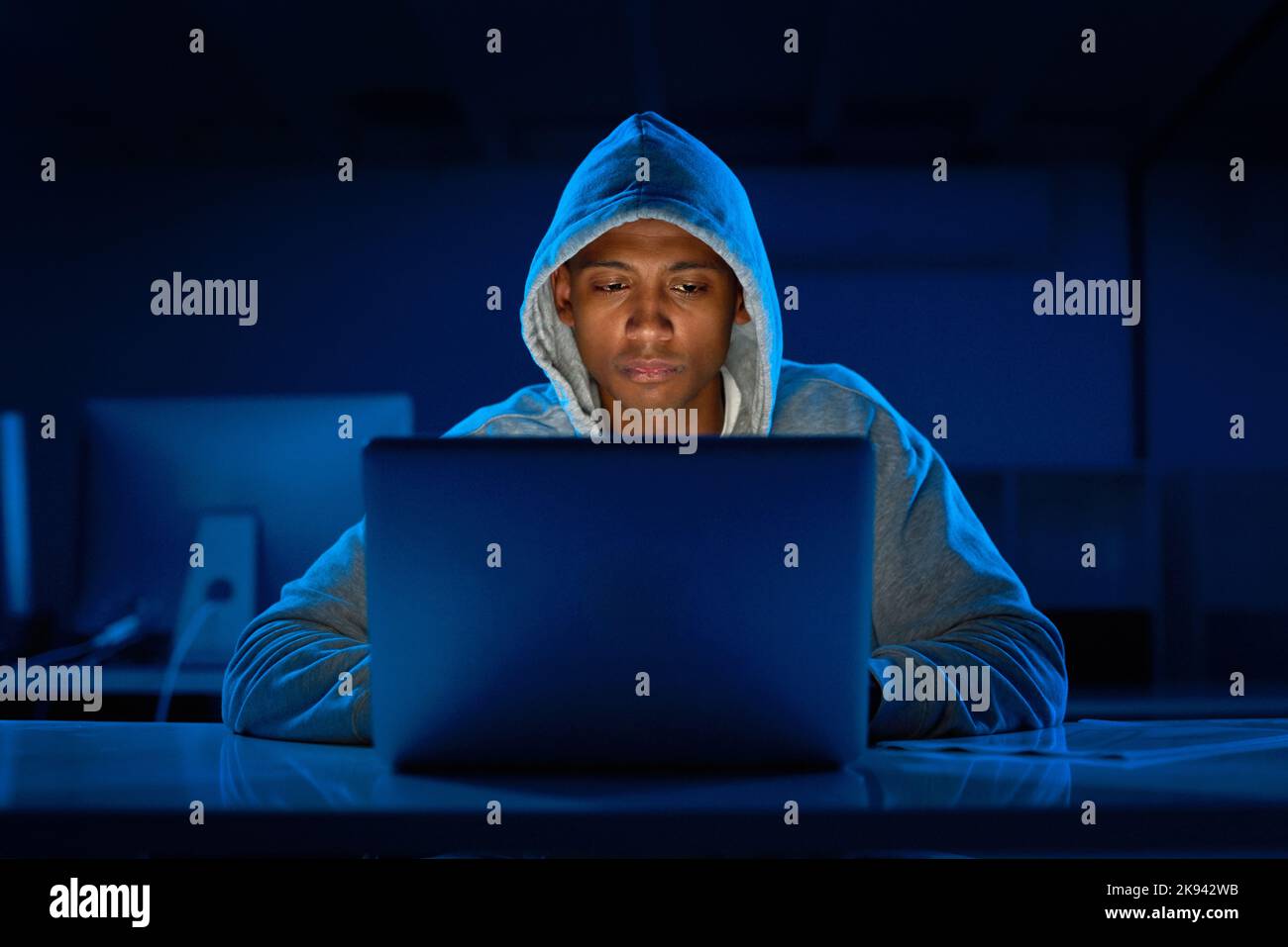 Dark web web hacker laptop hi-res stock photography and images - Alamy