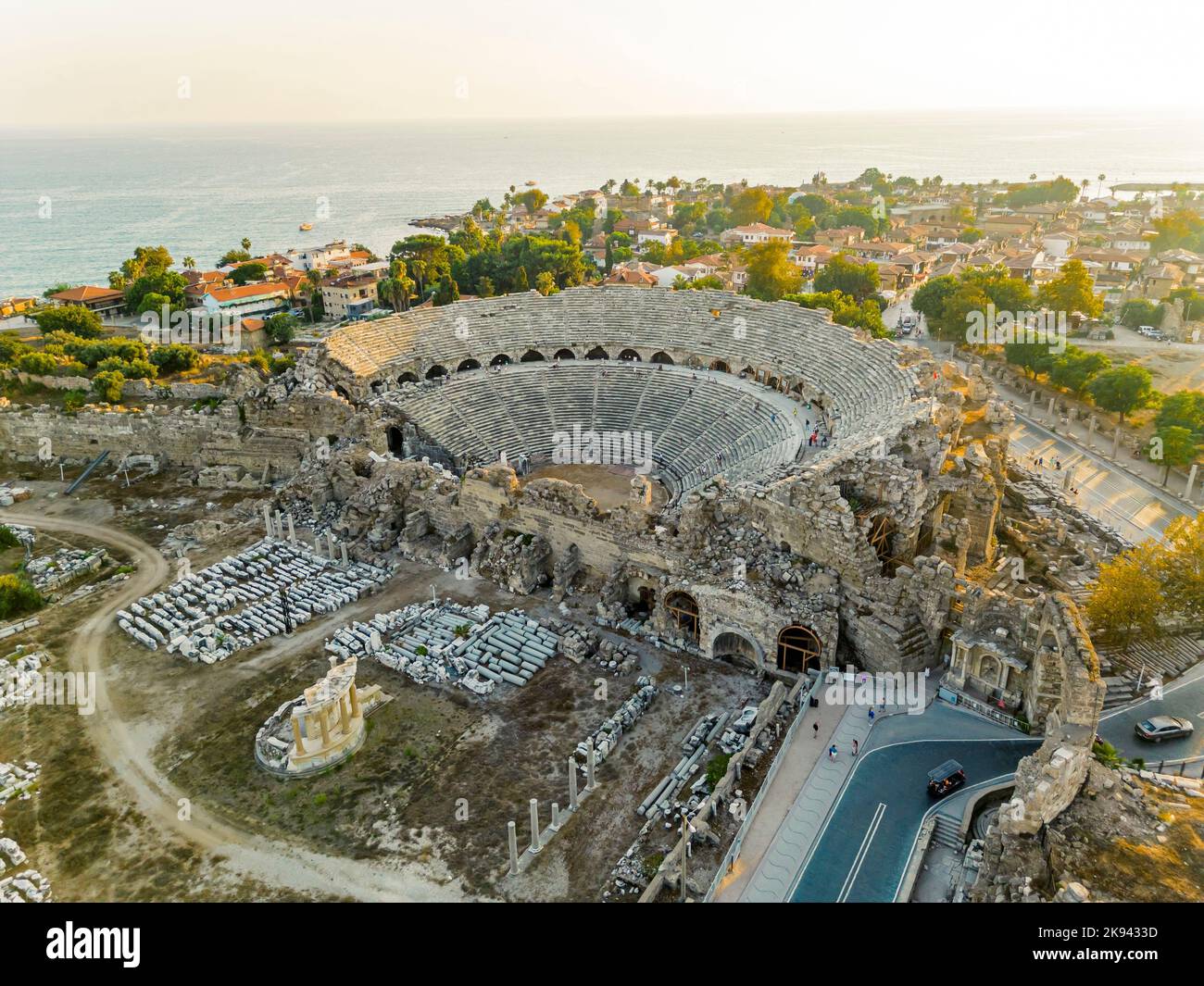 Side is a city on the southern Mediterranean coast of Turkey. It ...