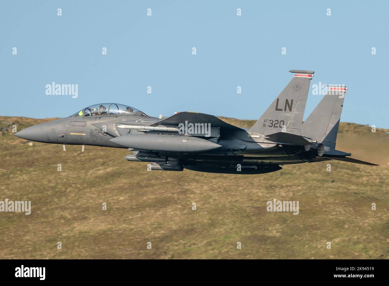 Mach Loop F-15 Stock Photo - Alamy