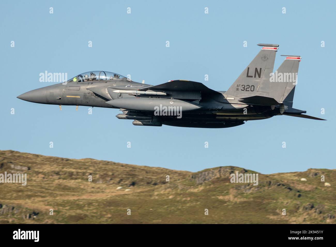 Mach Loop F-15 Stock Photo - Alamy