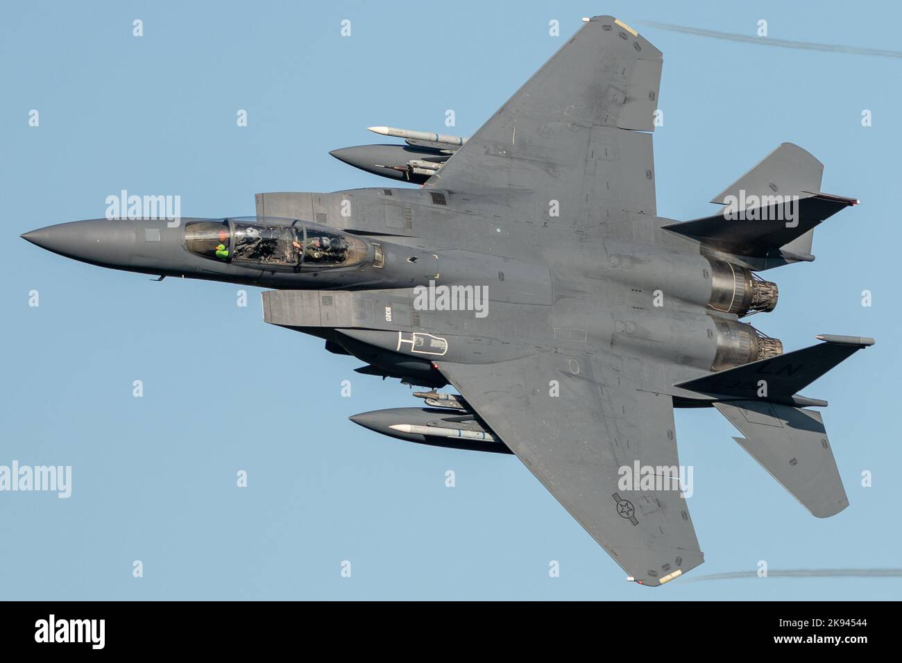Mach Loop F-15 Stock Photo - Alamy