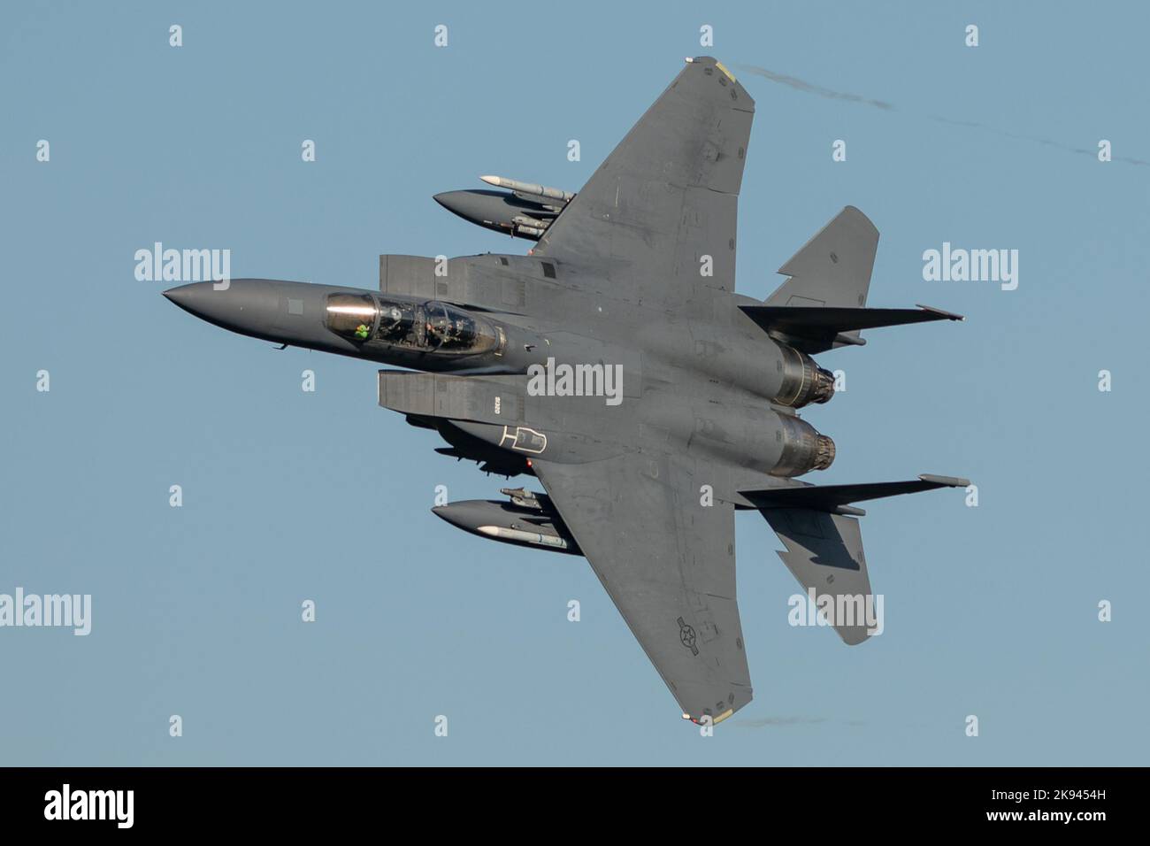 Mach Loop F-15 Stock Photo - Alamy
