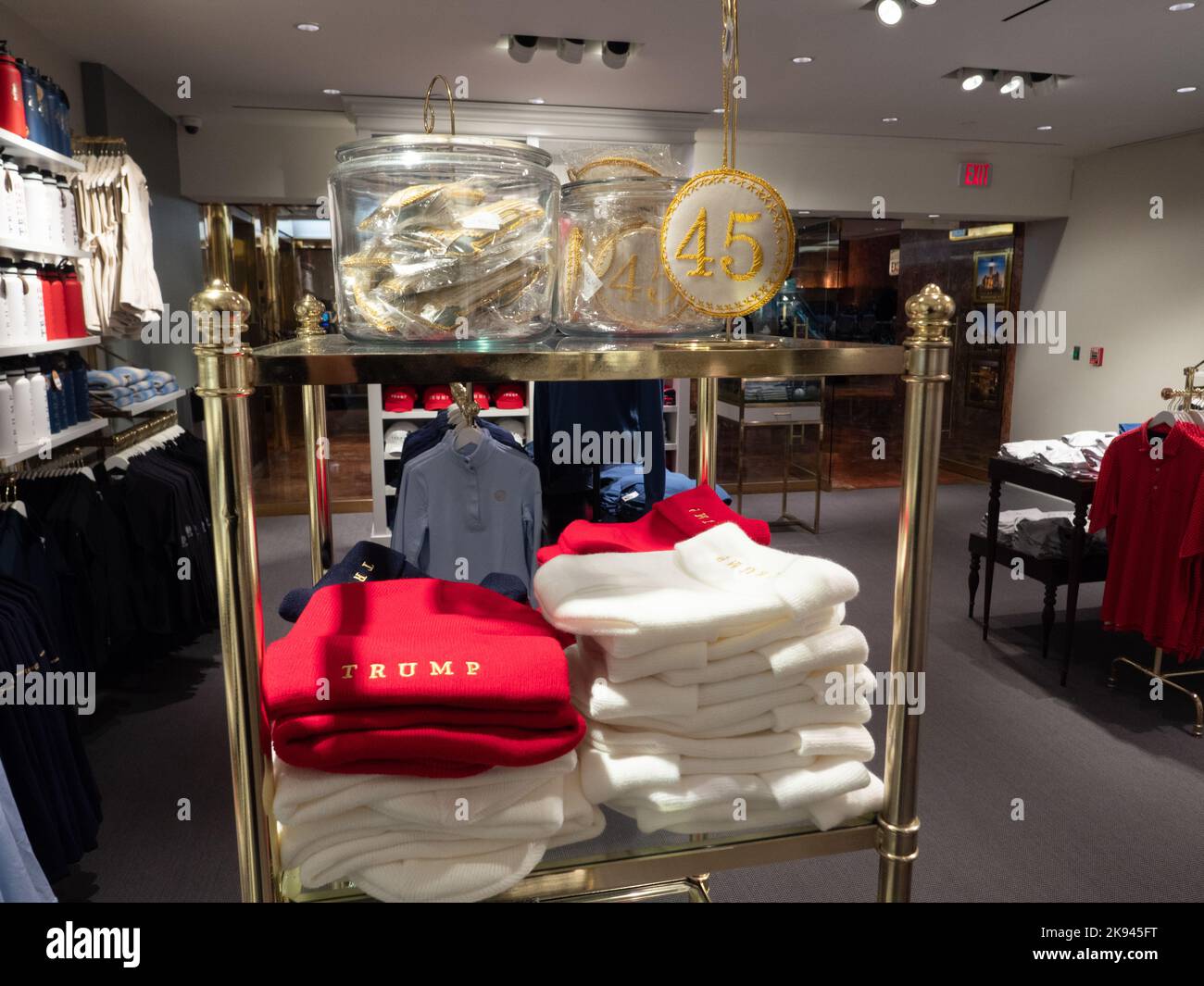 Goods sold at the Trump Store at Trump Tower in New York City. Photo by ...