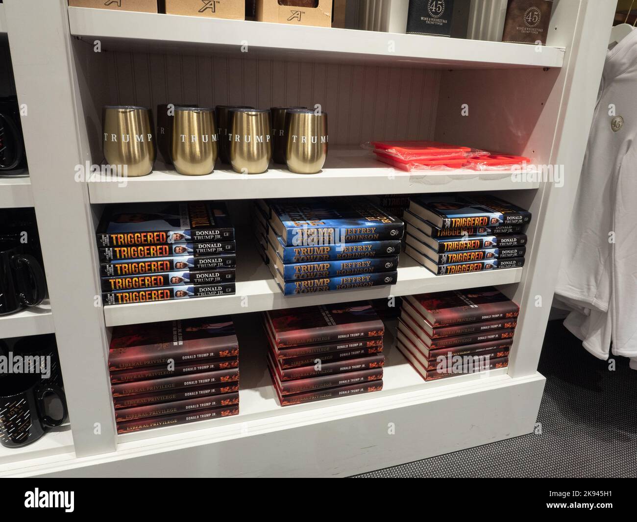 Goods sold at the Trump Store at Trump Tower in New York City. Photo by ...