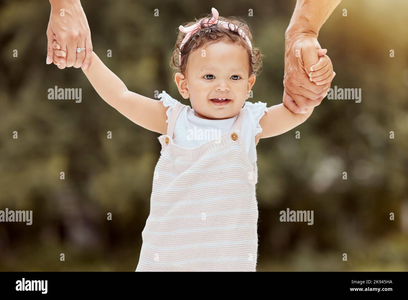 Cute Baby Girl Walking
