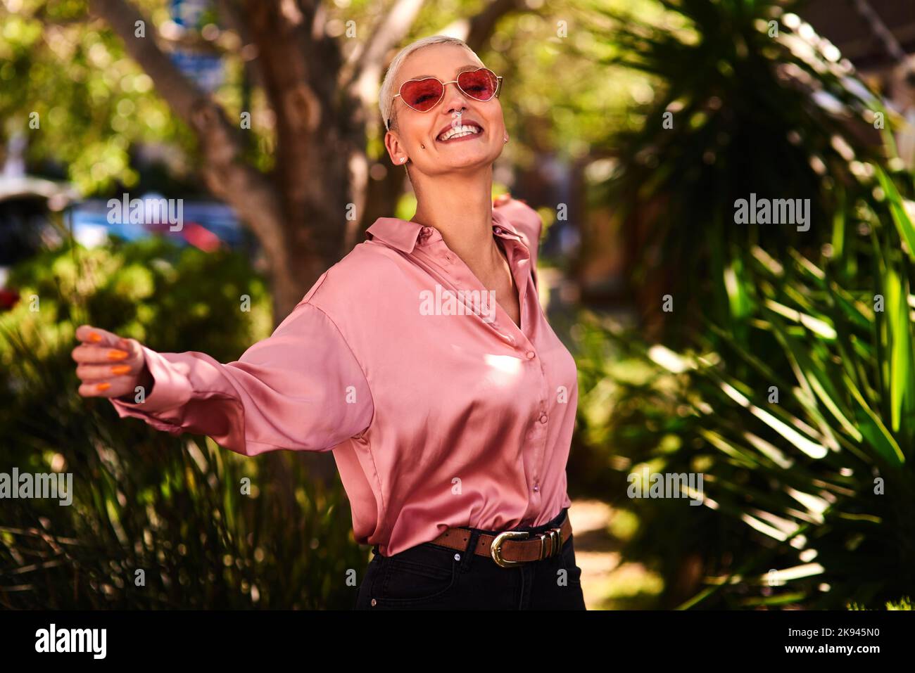 Individuality is the definition of freedom. Portrait of an attractive ...