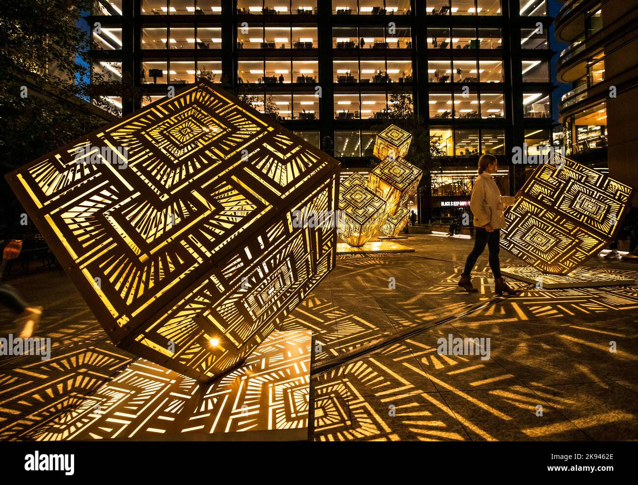 EDITORIAL USE ONLY General views of sculptures by Ukrainian/Canadian ...