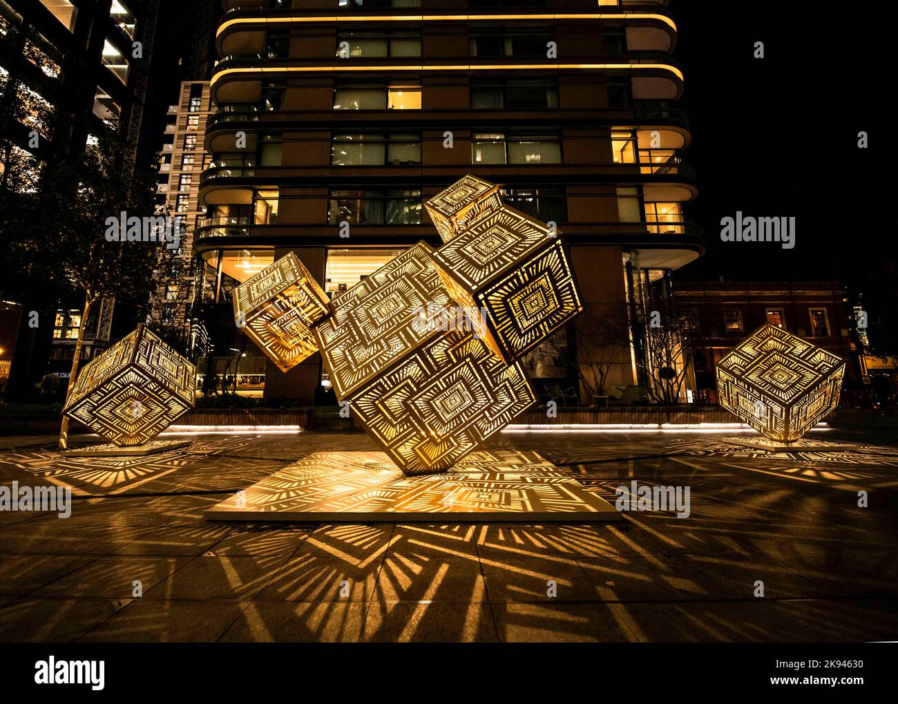 EDITORIAL USE ONLY General views of sculptures by Ukrainian/Canadian ...